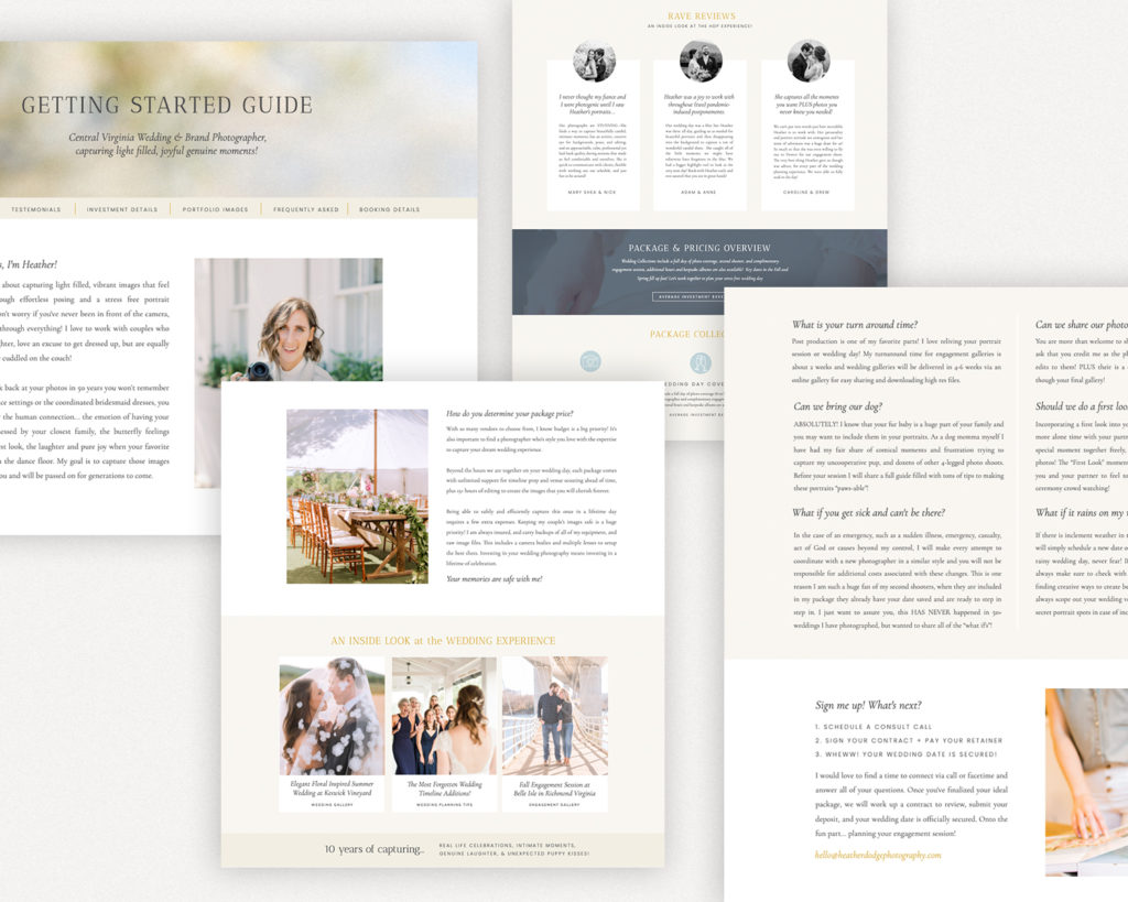 How to Add a Hidden Page to your Showit Website - heatherdodgecreative.com